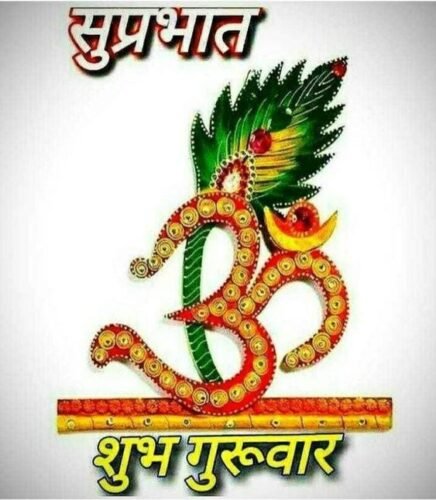 Good Morning Guruwar Hindi Mantras Bhagwan Vishnu Images - Good Morning ...