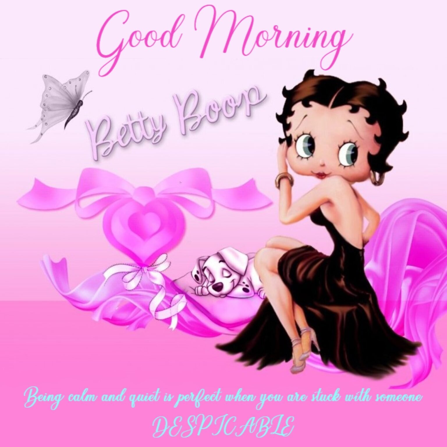 New Style Betty Boop Cartoon Good Morning Quotes Sayings Wishes ...