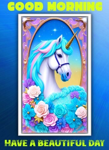 Beautiful Unicorn Cartoon High Quality Images Positive New Style ...