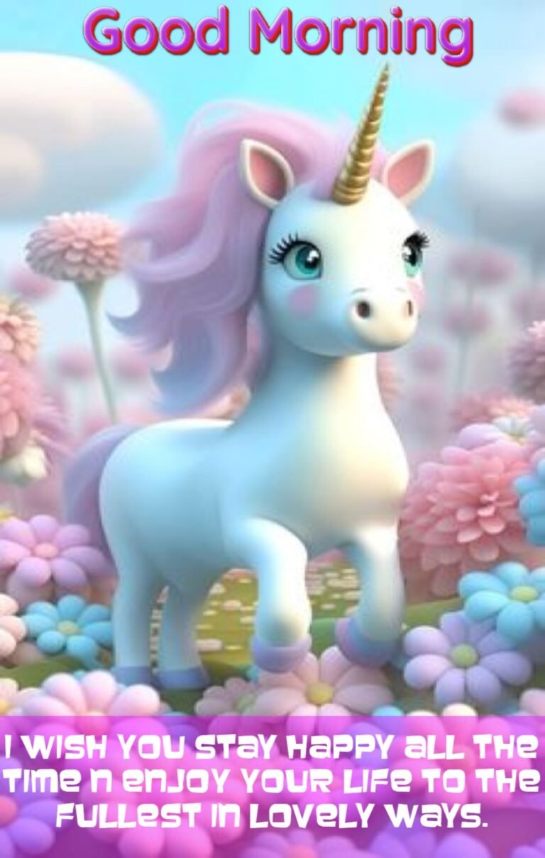 Beautiful Unicorn Cartoon High Quality Images Positive New Style ...