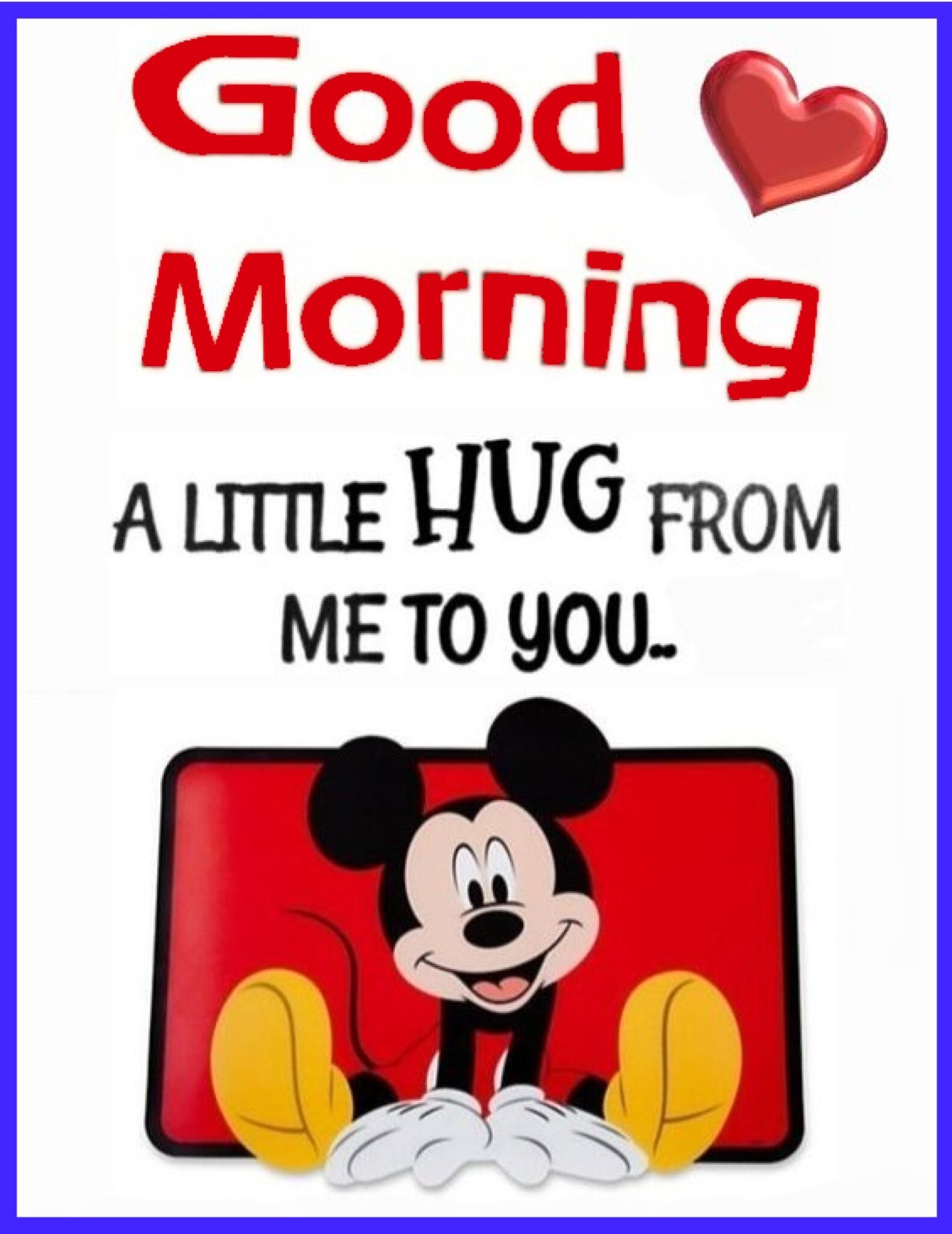 Mickey N Minnie Mouse Cartoons Good Morning Wishes New Style High ...