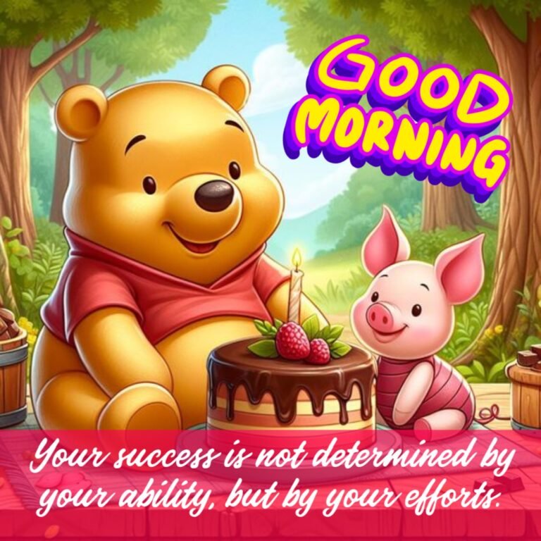 Good Morning Winnie The Pooh Teddy Bear New Style Wishes High Quality ...