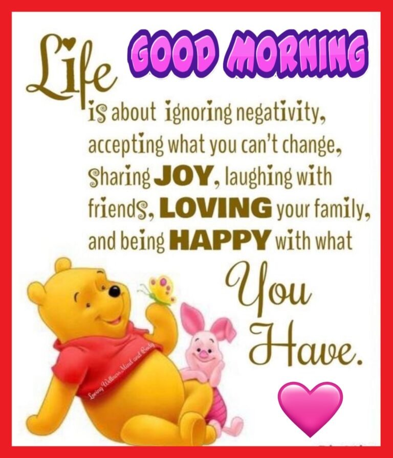 Good Morning Winnie The Pooh Teddy Bear New Style Wishes High Quality ...